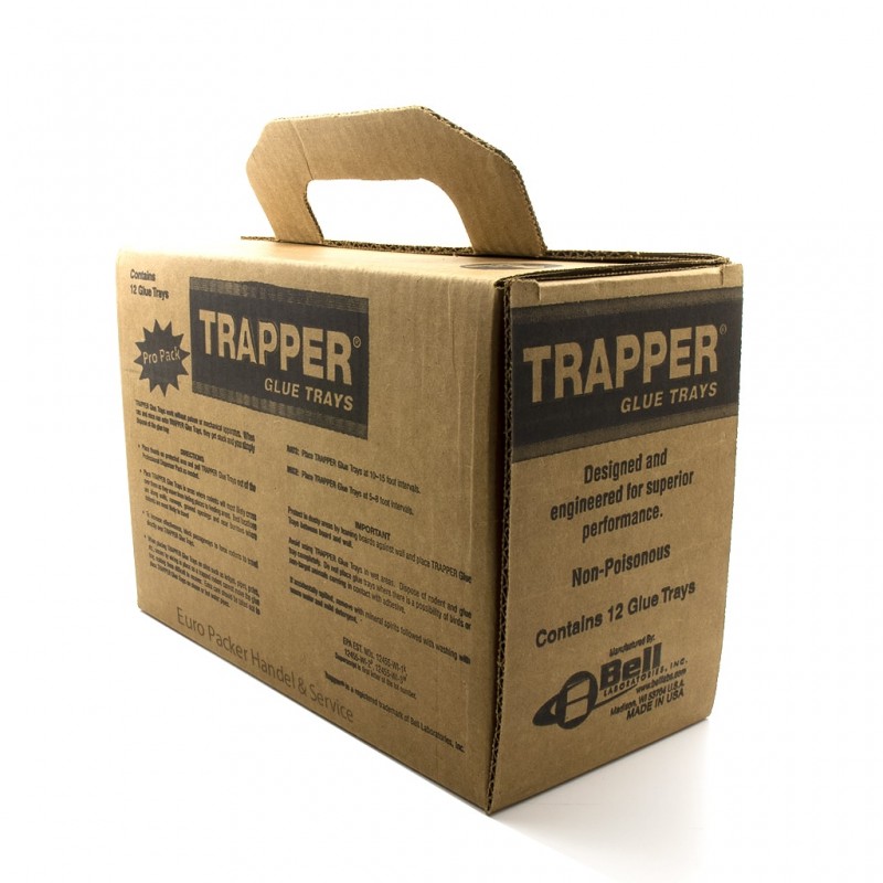 Een lijmval met dikke lijmlaag